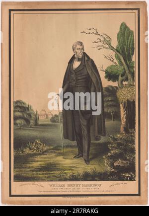 U.S. Medal of William Henry Harrison. Subject: William Henry Harrison ...