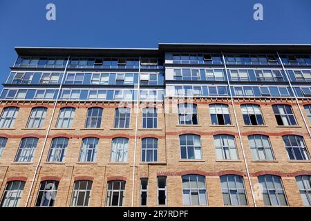 Silk Mill Homes converted mill building, Elland, West Yorkshire Stock ...