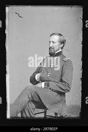 Major General William Starke Rosecrans and the officers of his staff ...