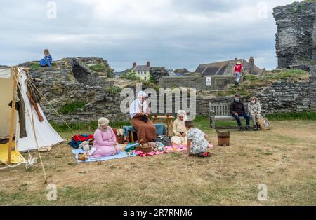 Parade and Welsh medieval cultural event at Aberystwyth,Ceredigion ...
