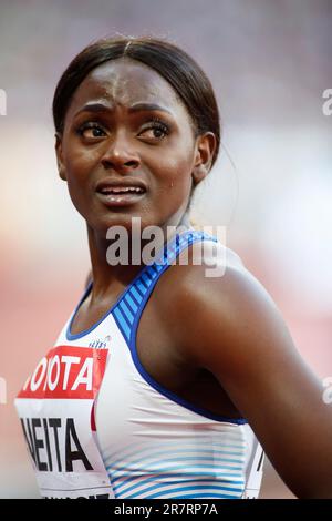 Daryll NEITA participating in the 100 meters at the World Athletics ...