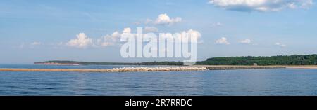Photograph of Grand Marais Harbor, Grand Marais, MIchigan, USA Stock ...