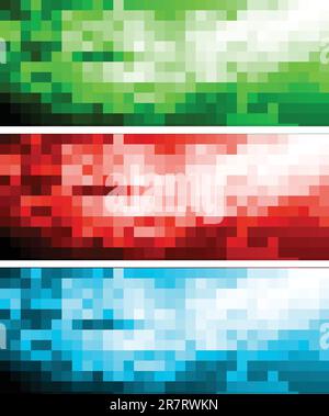 World Map Colorful style Red Background Vector Illustration Abstract ...