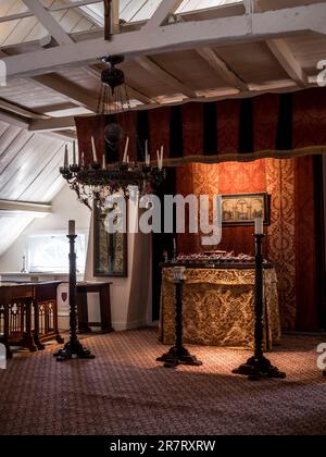 This is the Chapel interior at Talbot House in the Belgium town of ...