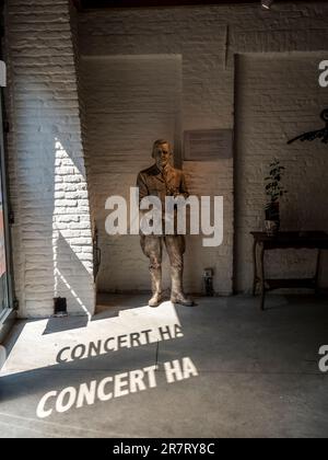 Life size statue of the Rev Tubby Clayton in the foyer to Talbot House ...