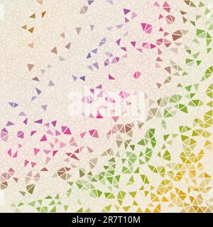 Abstract geometric background. Amazing scattered low poly triangles ...