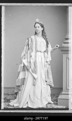 Mrs. J. H. [Louise] Allen c. 1860-1870 Stock Photo - Alamy