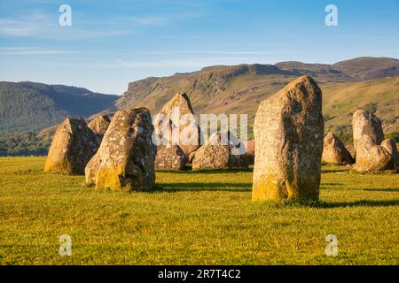 The Neolithic Castlerigg Stone Circle dating from around 3000 BC, near ...