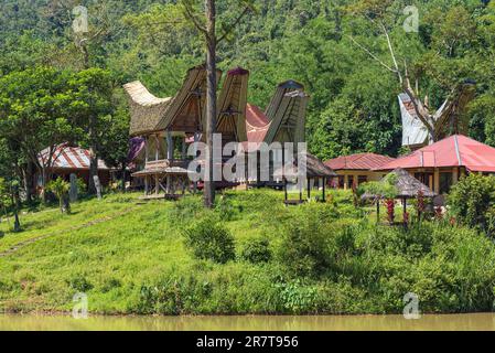 The village of Kete Kesu is one of the oldest, fully preserved ...