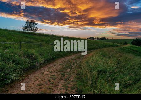 Firelight in autumn Stock Photo - Alamy