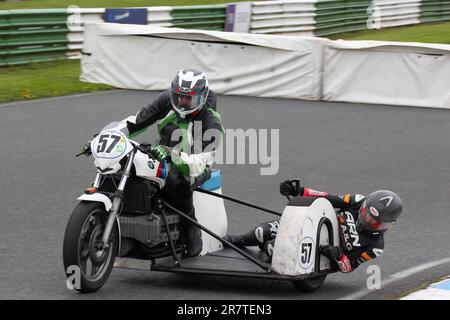 Vintage Motor cycle club, Mallory park, VMCC April 16th 2023 Stock ...