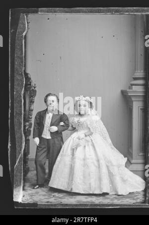 Charles and Lavinia Stratton c. 1860-70 Stock Photo - Alamy