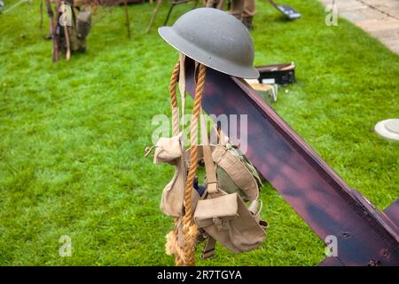 War paraphernalia, World-War II weekend at Ryedale Folk Museum open-air ...
