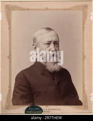 Benjamin Harrison 1888 Stock Photo - Alamy
