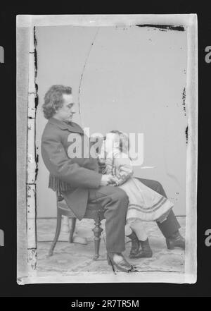 Edwin Booth and daughter Edwina c. 1860-1870 Stock Photo - Alamy