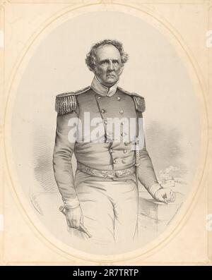 Medal of General Winfield Scott, Charles Cushing Wright, 1848 Stock ...