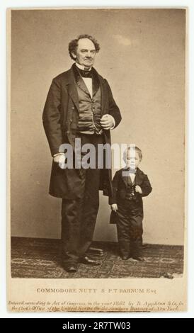 Barnum with Commodore Nutt Stock Photo - Alamy