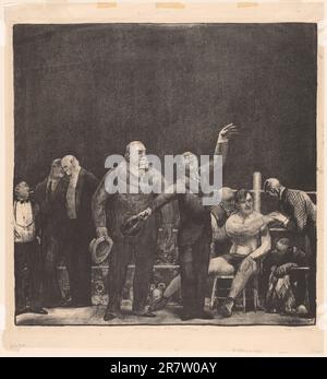 George Bellows' 'Introducing John L. Sullivan' (1916) depicts the ...