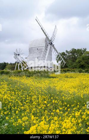 Great Chishill Windmill in the village of Great Chishill, South ...