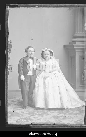 Charles and Lavinia Stratton c. 1860-70 Stock Photo - Alamy