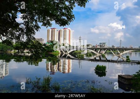 Hatirjheel is a lakefront in Dhaka. Hatirjheel is connects many area of ...