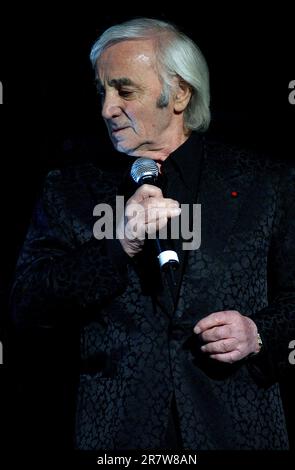 Charles Aznavour Performing at MusiCares Show, 2004. ph: Ron Wolfson ...