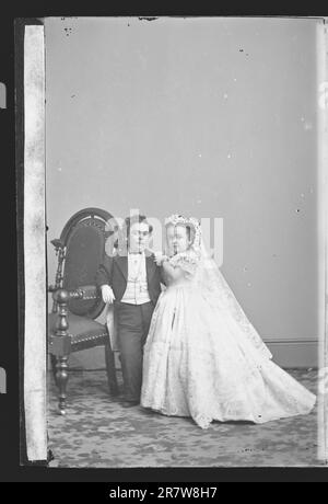 Charles and Lavinia Stratton c. 1860-1870 Stock Photo - Alamy