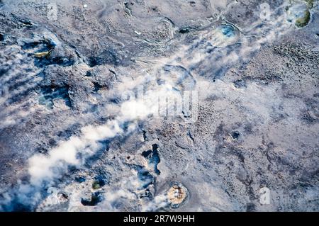 Aerial photos, aerial images of Yellowstone National Park Stock Photo ...