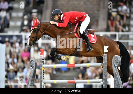 PEDER FREDRICSON (SWE), during the GCL of Rome R2 - 1.55m Against the ...