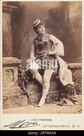 Lydia Thompson c. 1880-1885 Stock Photo - Alamy