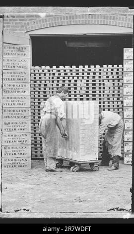 Soap Factory Workers c. 1860-1870 Stock Photo - Alamy