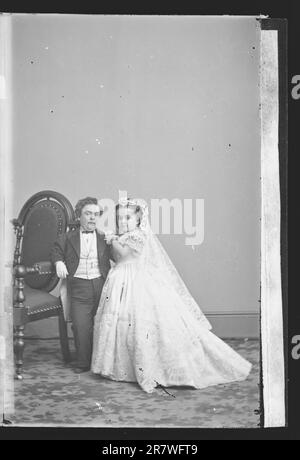 Charles and Lavinia Stratton c. 1860-1870 Stock Photo - Alamy