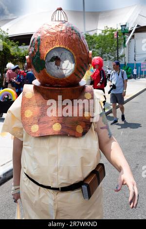 Brooklyn, USA. 17th June, 2023. People watch and participate in the ...