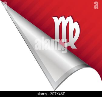 Virgo corner tab Stock Vector Image & Art - Alamy