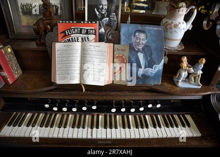 A turn-of-the-century Weaver Victorian Parlor pump organ for sale in an ...