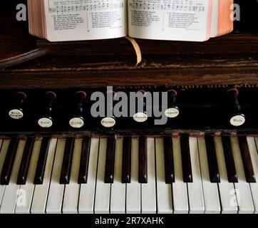 A turn-of-the-century Weaver Victorian Parlor pump organ for sale in an ...