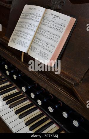 A turn-of-the-century Weaver Victorian Parlor pump organ for sale in an ...
