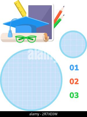 Higher education infographic chart design template Stock Vector Image ...