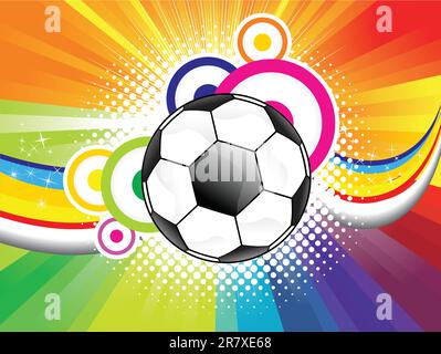 abstract football background design vector illustration Stock Vector ...