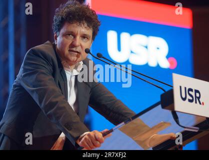 Bucharest, Romania. 17th June, 2023: Mayor of Bucharest, Nicusor Dan ...