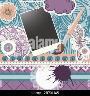 Dragonfly and snail pattern Stock Vector Image & Art - Alamy