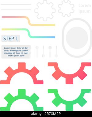 Science colourful infographic chart design template Stock Vector Image ...