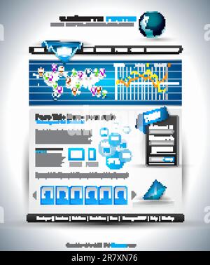 Complex Website Template - Elegant Design for Business Presentations ...