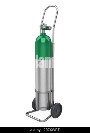Medical Oxygen Cylinder Isolated Stock Photo - Alamy