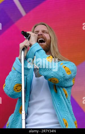 Newport, UK. 17th June, 2023. London born British singer songwriter ...