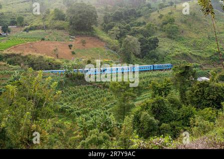 The Class S12 train on the long-distance travel on the Main line from ...