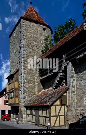 The Hangman’s Tower or Henkersturm, built in the early 1400s AD, at ...