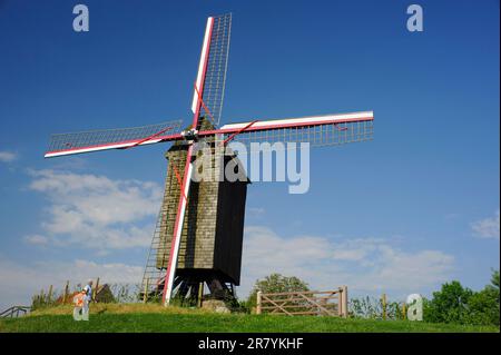 Oostvleteren Windmill, Ypres, West Flanders, Belgium, Flanders, Leper ...