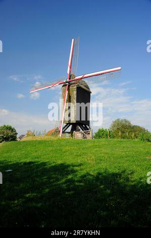 Oostvleteren Windmill, Ypres, West Flanders, Belgium, Flanders, Leper ...