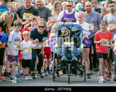 Rob Burrow with his children, left to right Macy, 11, Jackson, 4, Maya ...